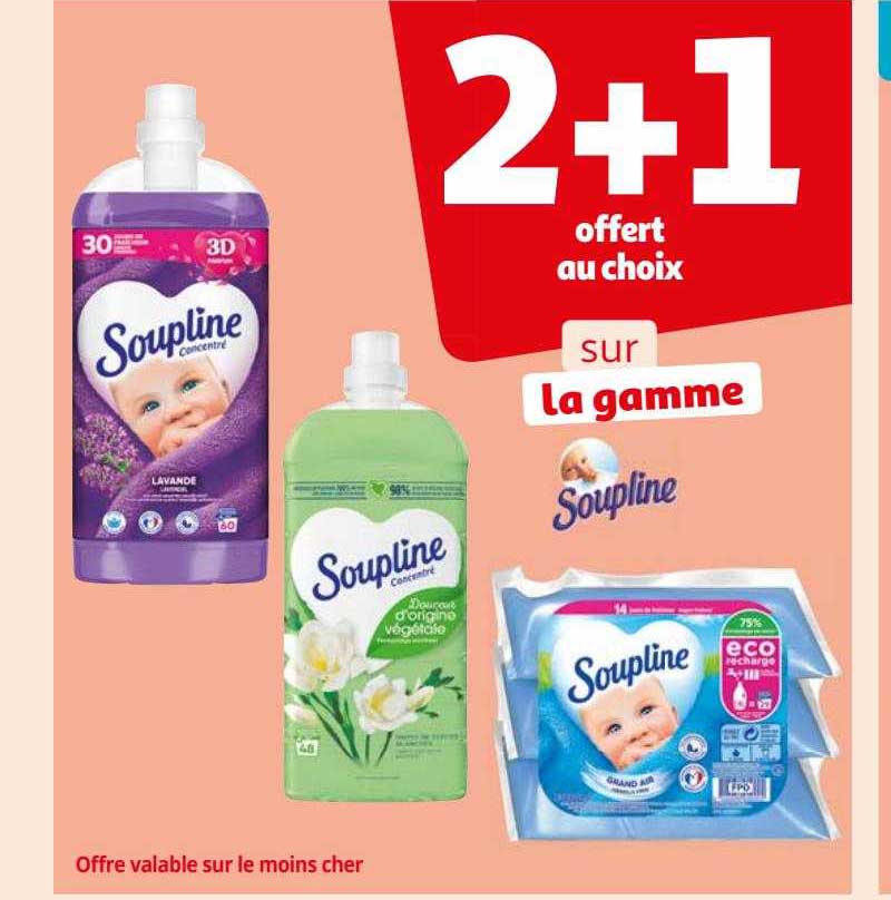 Promo La Gamme Soupline chez Auchan - iCatalogue.fr