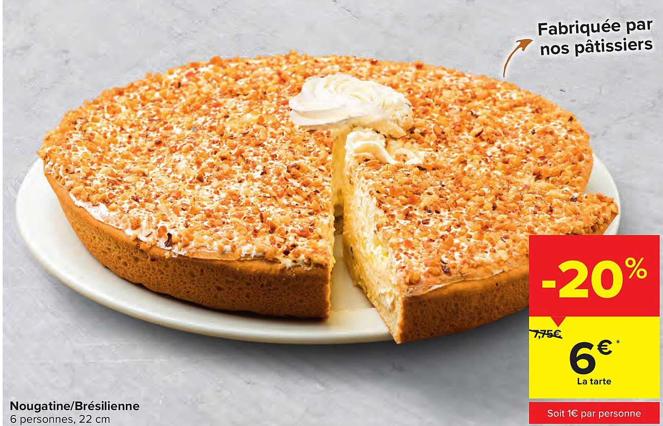 Promo Nougatine - Brésilienne chez Carrefour - iCatalogue.fr