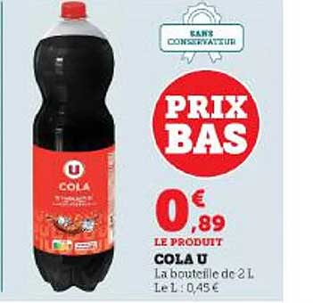 Promo Cola U chez U Express - iCatalogue.fr