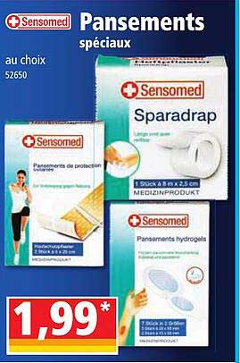 Promo Sensomed Pansements Spéciaux chez Norma - iCatalogue.fr