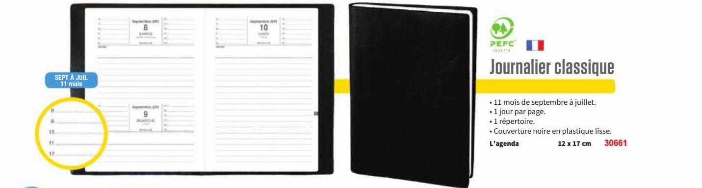 Promo Journalier Classique chez Majuscule - iCatalogue.fr