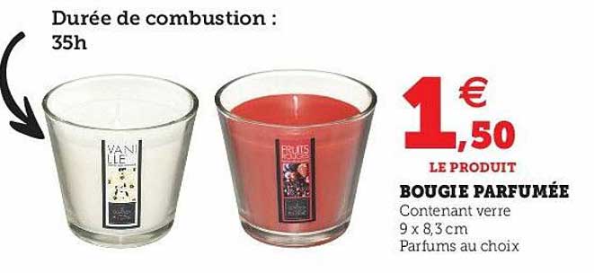 Promo Bougie Parfumée chez Hyper U - iCatalogue.fr