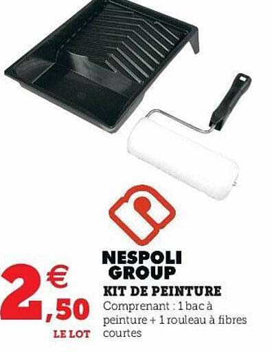 Promo Nespoli Group Kit De Peinture chez Hyper U - iCatalogue.fr