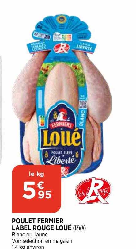 Promo Poulet Fermier Label Rouge Loué chez Bi1 - iCatalogue.fr