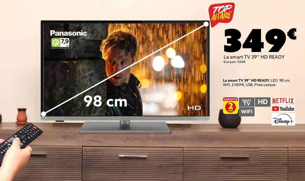 Promo La Smart Tv 39" Hd Ready chez Atlas - iCatalogue.fr