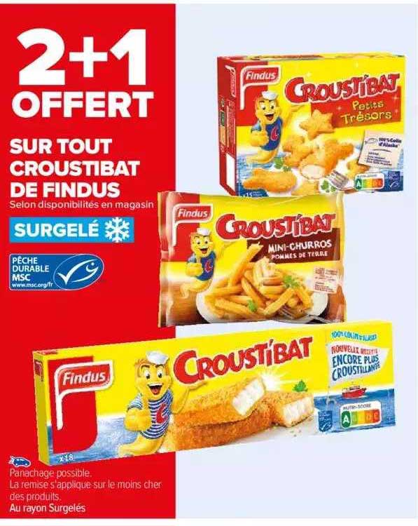 Promo Croustibat De Findus chez Carrefour - iCatalogue.fr