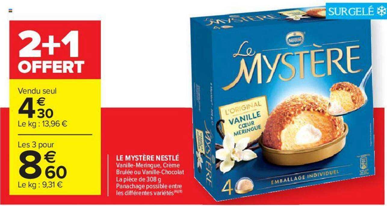 Promo Le Mystère Nestlé 2+1 Offert chez Carrefour Market - iCatalogue.fr