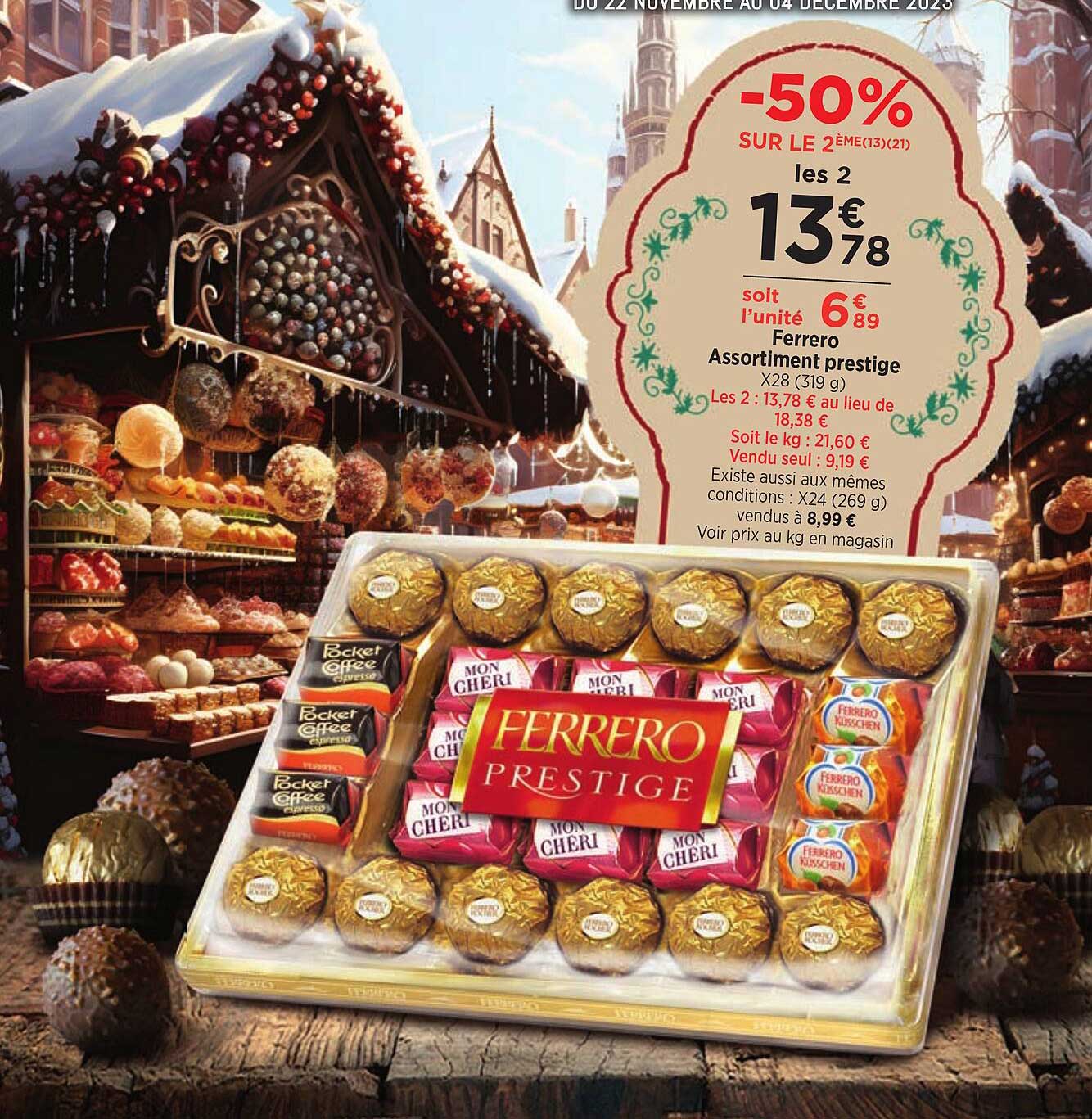 Promo Ferrero Assortiment Prestige -50% Sur Le 2ème chez Maximarché ...