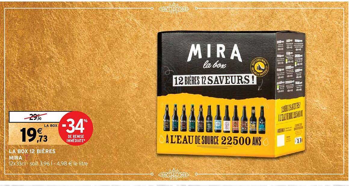 Promo La Box 12 Bières Mira chez Intermarché - iCatalogue.fr