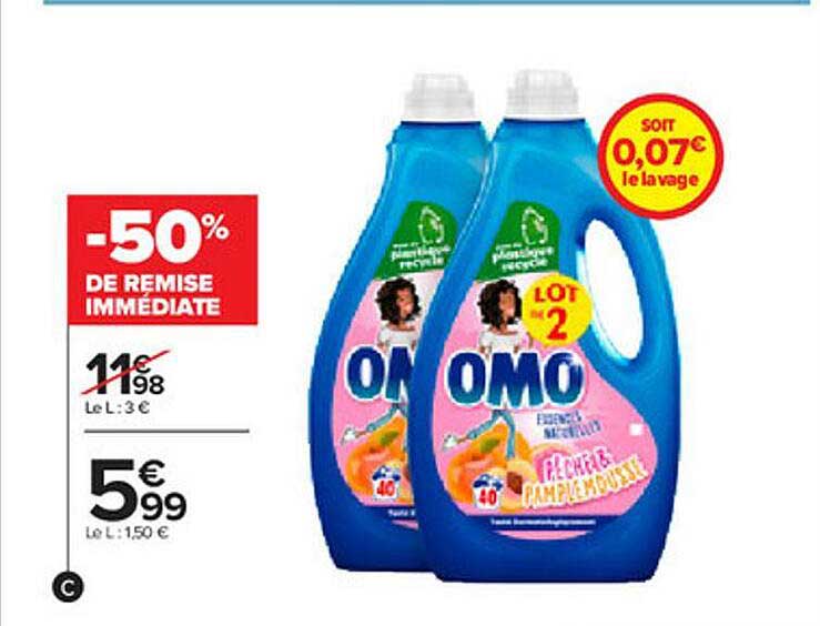 Promo Omo chez Carrefour - iCatalogue.fr