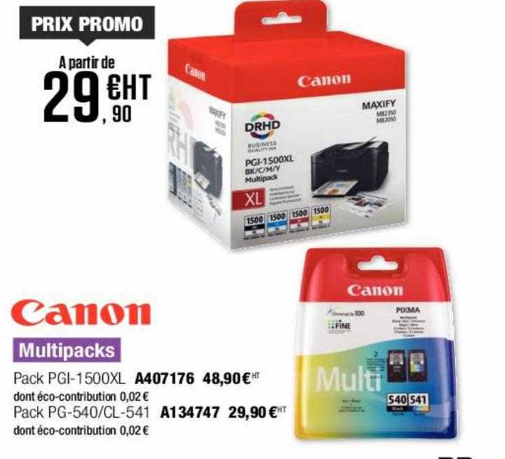 Promo Multi Packs Canon chez Calipage - iCatalogue.fr