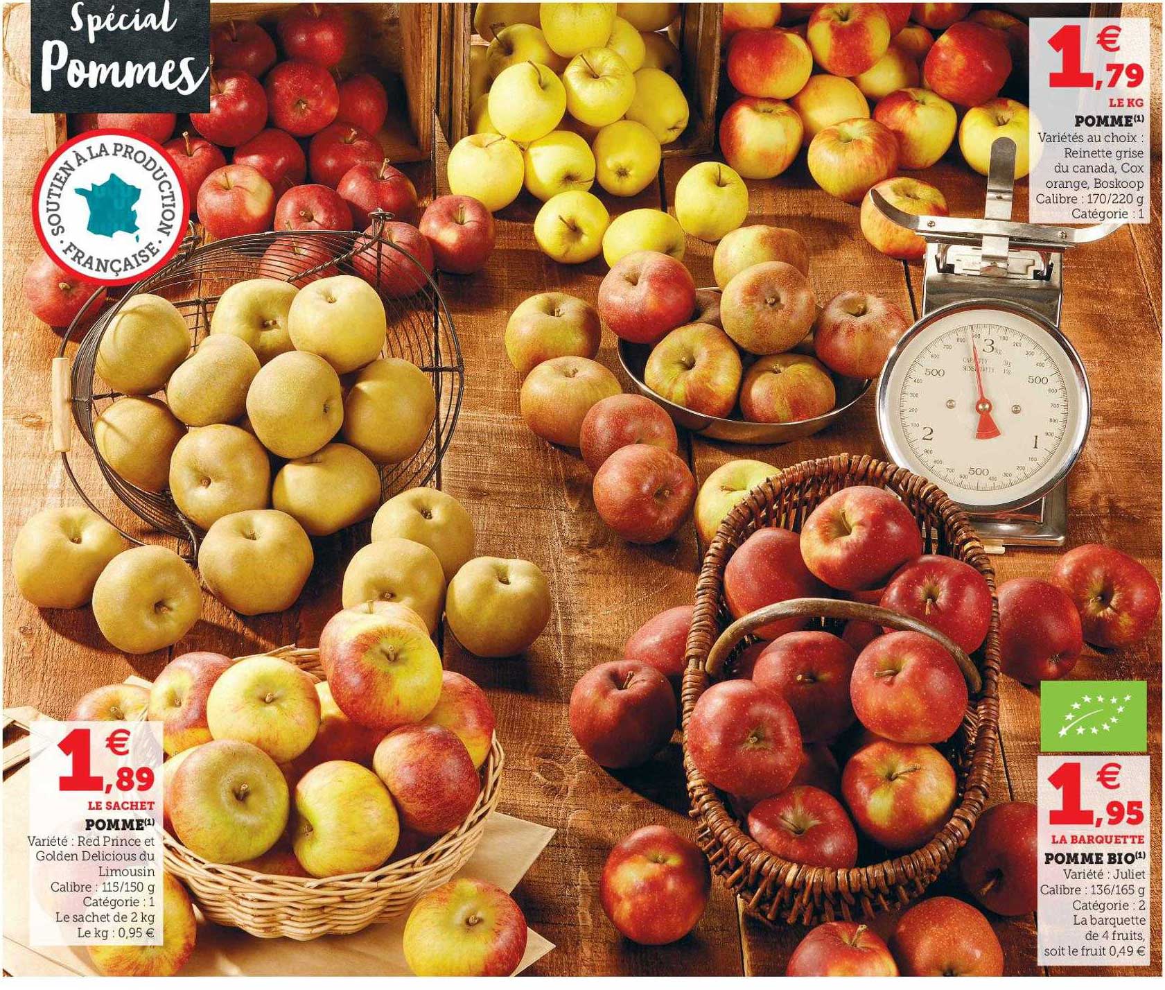 Promo Pomme, Pomme Bio chez U Express - iCatalogue.fr