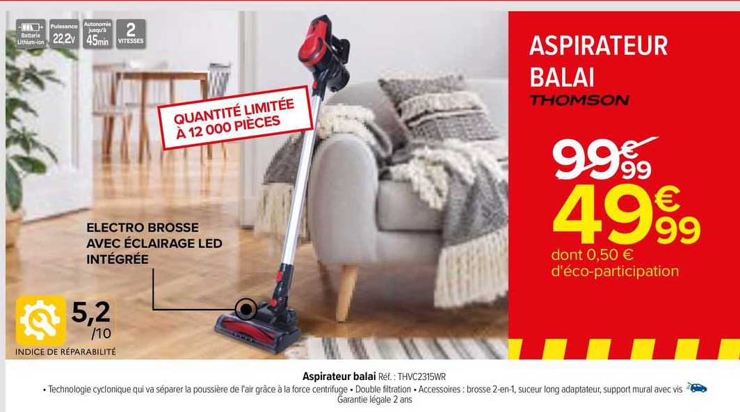 Aspirateur Promotion Carrefour