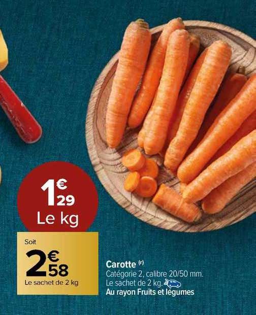 Promo Carotte chez Carrefour Market - iCatalogue.fr