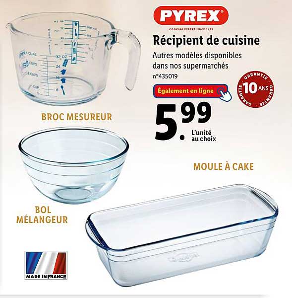 Promo Pyrex Récipient De Cuisine chez Lidl - iCatalogue.fr