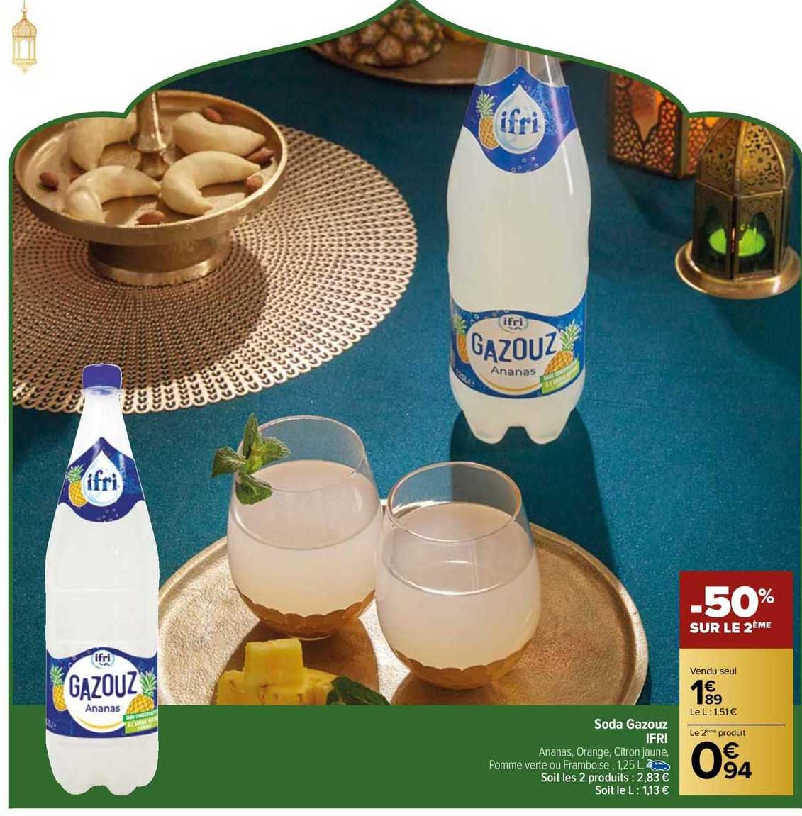 Promo Soda Gazouz Ifri chez Carrefour Market - iCatalogue.fr