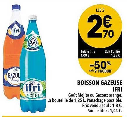 Promo Boisson Gazeuse Ifri chez Supeco - iCatalogue.fr