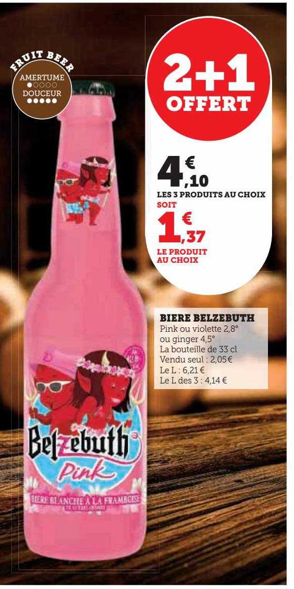 Promo Bière Belzebuth chez U Express - iCatalogue.fr