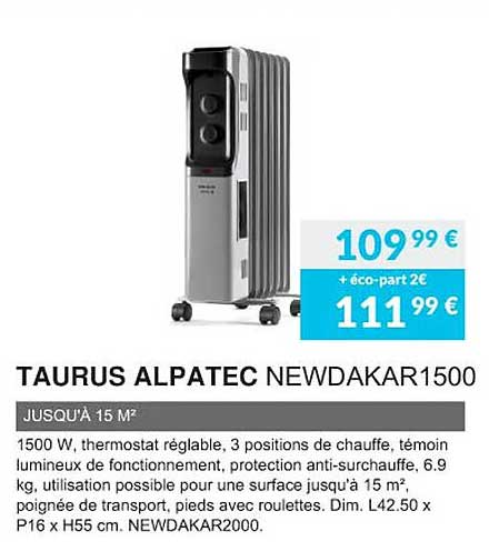 Promo Taurus Alpatec Newdakar1500 chez Copra - iCatalogue.fr