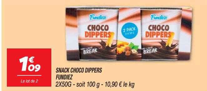 Promo Snack Choco Dippers Fundiez chez Netto - iCatalogue.fr