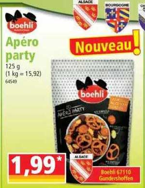 Promo Apéro Party Boehli chez Norma - iCatalogue.fr
