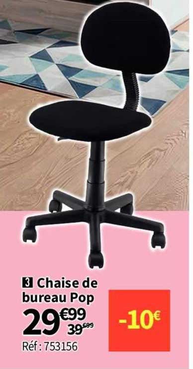 Promo Chaise De Bureau Pop chez Conforama - iCatalogue.fr