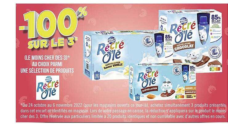 Promo Produits Récré O'lé chez Géant Casino - iCatalogue.fr