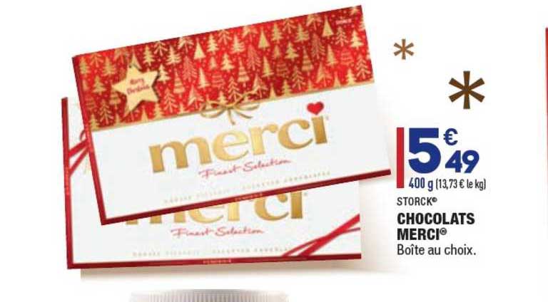 Promo Chocolats Merci Storck chez Aldi - iCatalogue.fr