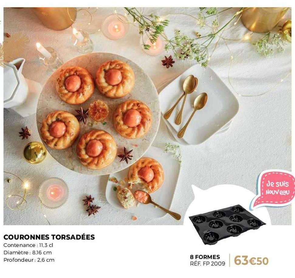 Promo Couronnes Torsadées chez Guy Demarle - iCatalogue.fr