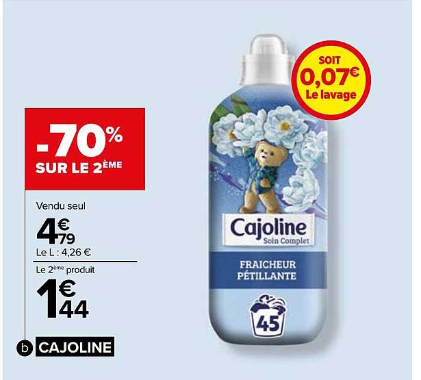 Promo Cajoline chez Carrefour - iCatalogue.fr