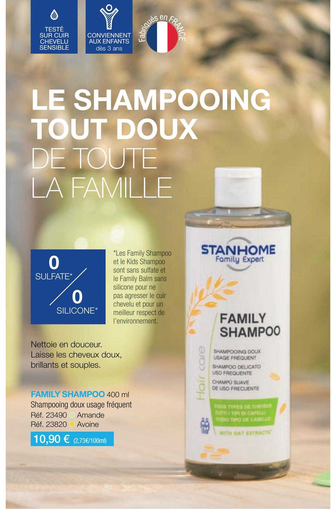 Offre Family Shampoo chez Stanhome