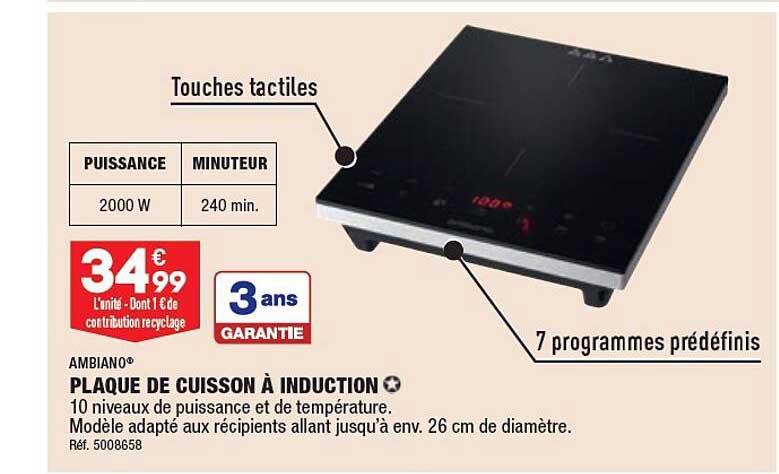 Promo Plaque De Cuisson à Induction Ambiano chez Aldi - iCatalogue.fr