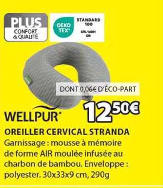 Promo Oreiller Cervical Stranda Wellpur chez JYSK - iCatalogue.fr