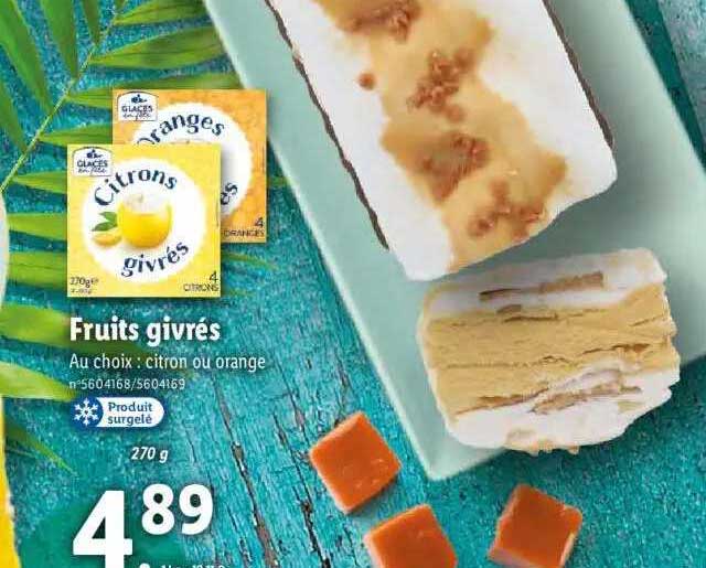 Promo Fruits Givrés chez Lidl - iCatalogue.fr