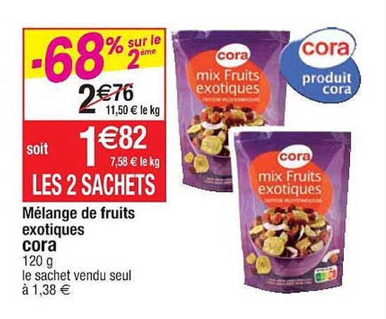 Promo Mélange De Fruits Exotiques Cora chez Cora - iCatalogue.fr