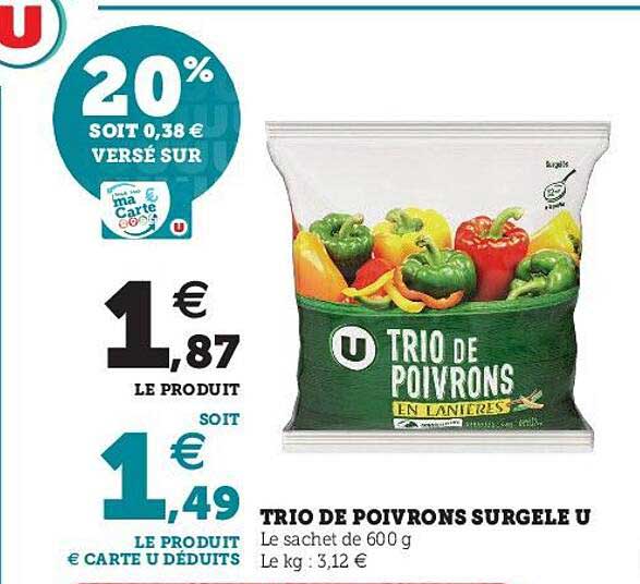 Offre Trio De Poivrons chez Migros France