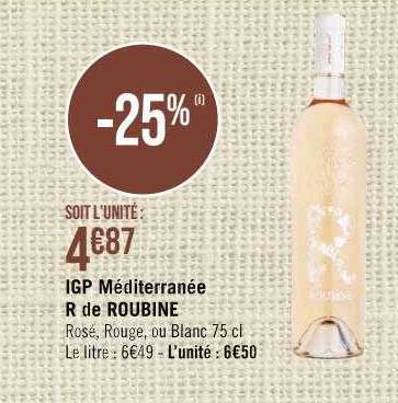 Promo Igp Méditerranée chez Auchan - iCatalogue.fr