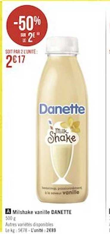 Offre Danette chez Auchan