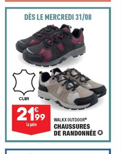 Promo Walkx Outdoor Chaussures De Randonnée chez Aldi - iCatalogue.fr