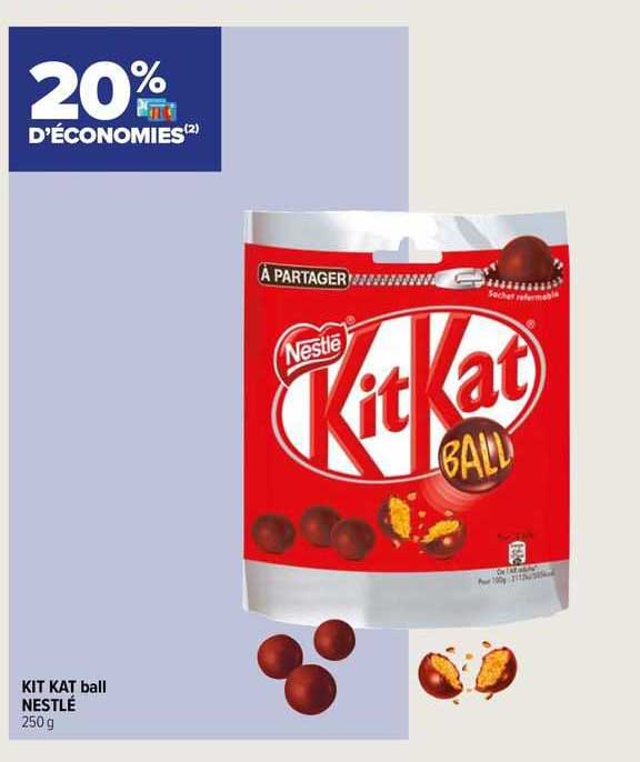 Promo Kit Kat Ball Nestlé chez Carrefour Contact - iCatalogue.fr