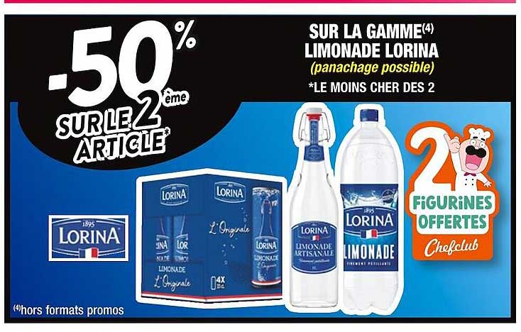 Promo La Gamme Limonade Lorina chez Cora - iCatalogue.fr