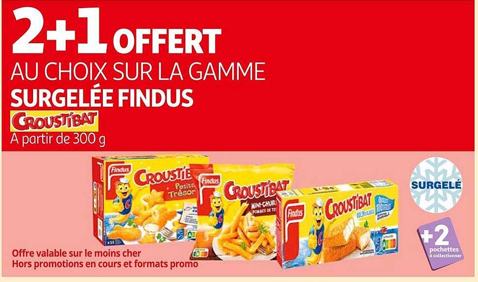 Promo La Gamme Surgelée Findus Croustibat chez Auchan - iCatalogue.fr