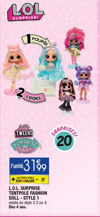 Promo Lol Surprise Tentpole Fashion Doll - Style 1 chez Migros France ...