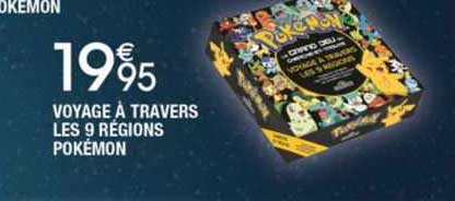 Promo Voyage à Travers Les 9 Régions Pokémon chez Migros France ...