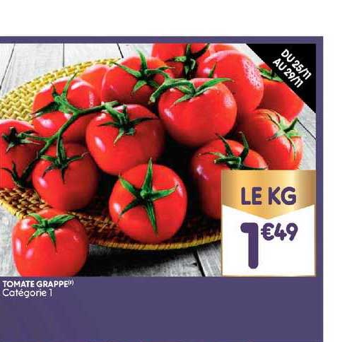 Promo Tomate Grappe chez Leader Price - iCatalogue.fr