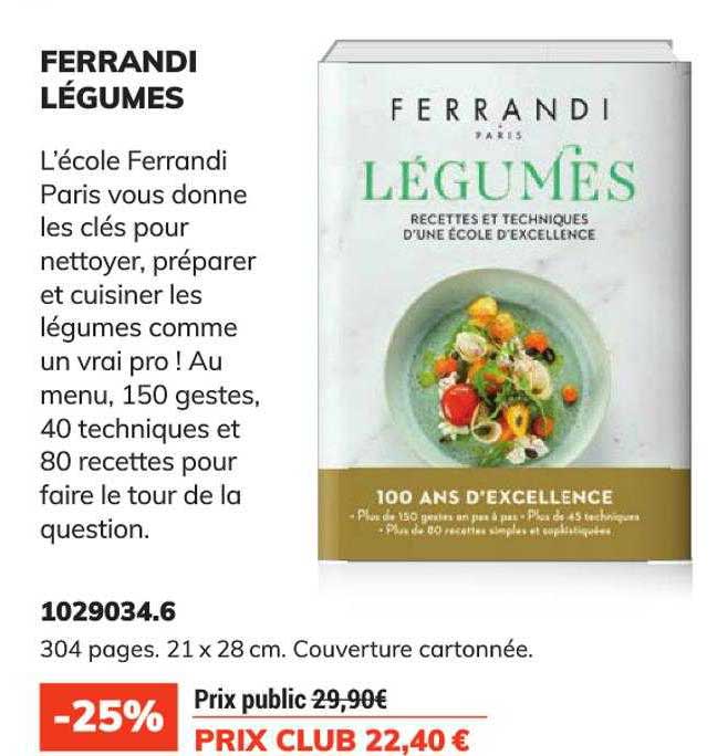 Promo Ferrandi Légumes chez France Loisirs Vacances - iCatalogue.fr