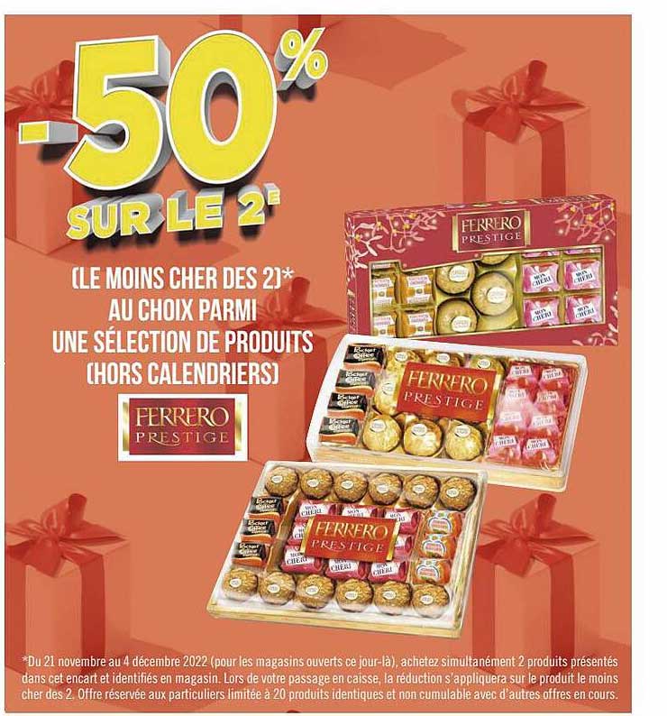 Promo Produits Ferrero Prestige chez Géant Casino - iCatalogue.fr