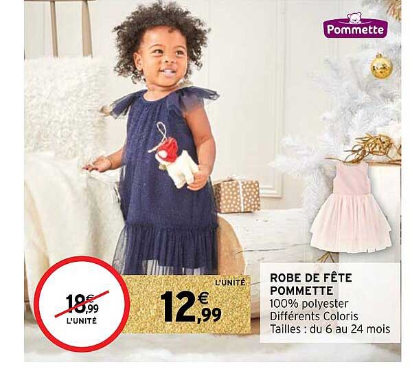 Promo Robe De Fête Pommette chez Intermarché - iCatalogue.fr