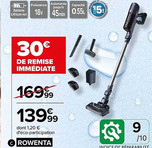 Promo Rowenta chez Carrefour - iCatalogue.fr