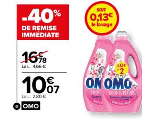 Promo Omo chez Carrefour - iCatalogue.fr